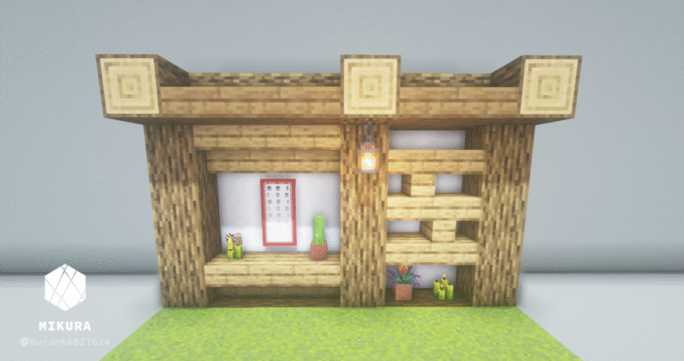 【Minecraft】和風建築用の装飾デザイン2 - Minecraft 装飾屋さん