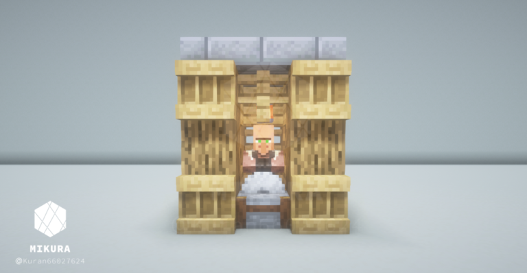 【Minecraft】村人さん交易所の作り方・デザイン - Minecraft 装飾屋さん